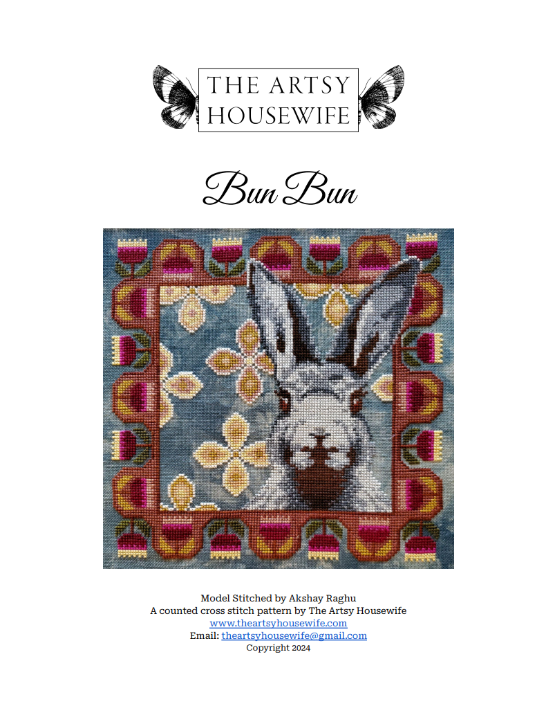Bun Bun (PDF CHART) – The Artsy Housewife